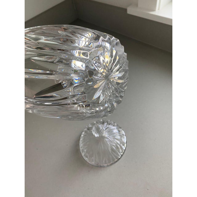 2000s Wyndham Block Lead Crystal Scalloped Edges Ice Bucket With Lid ...