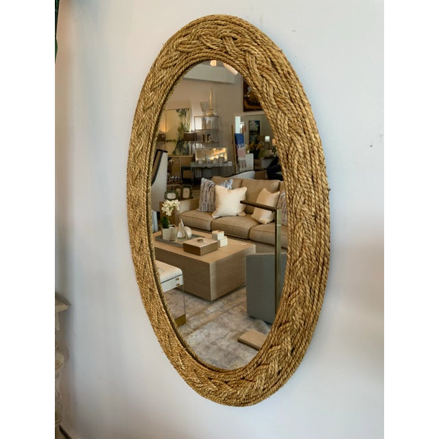 Oval Rope Mirror | Chairish