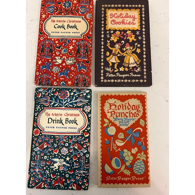 Christmas Decor Vintage First Editions Holiday the Merrie Christmas ...