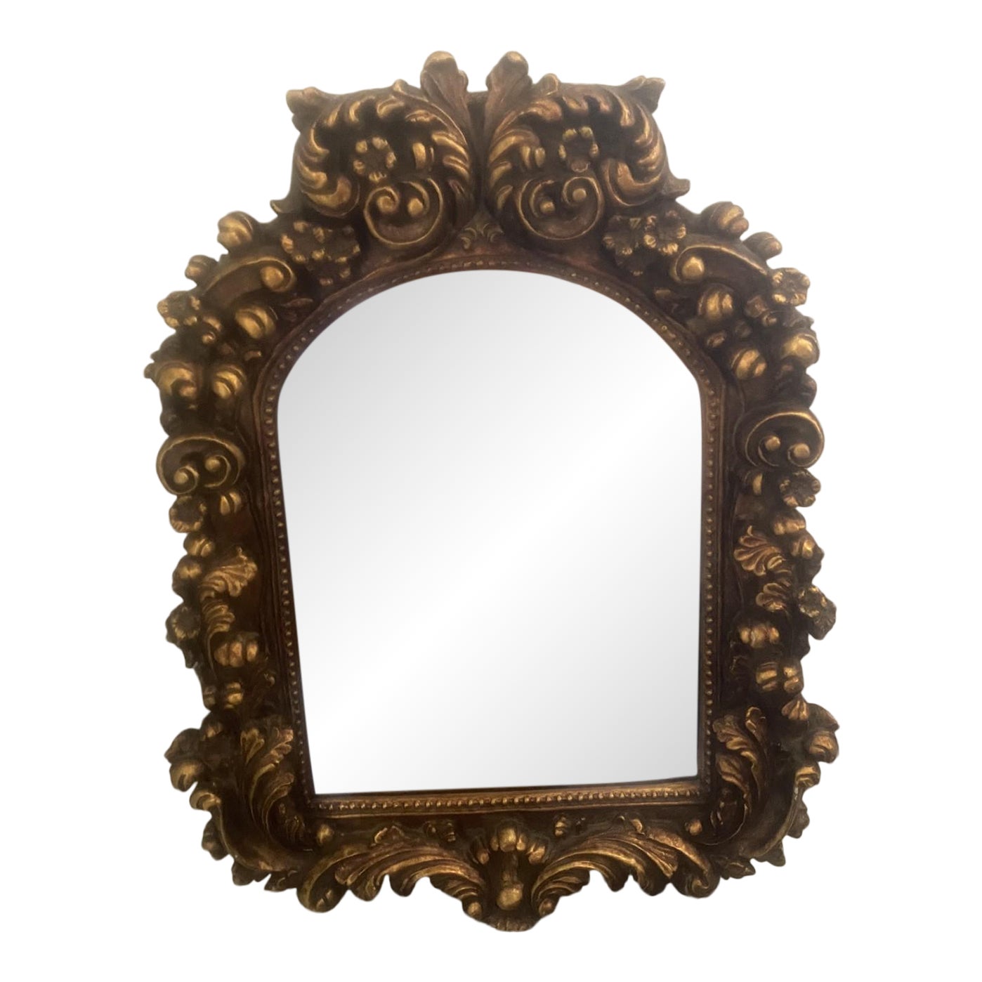 Rococo Gilt Gold John Richard Mirror for Small Spaces | Chairish