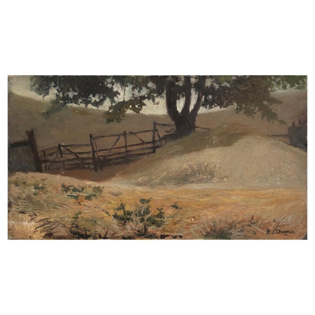 1900s Impressionist Oil Painting on Canvas on Board by Minerva Chapman ...