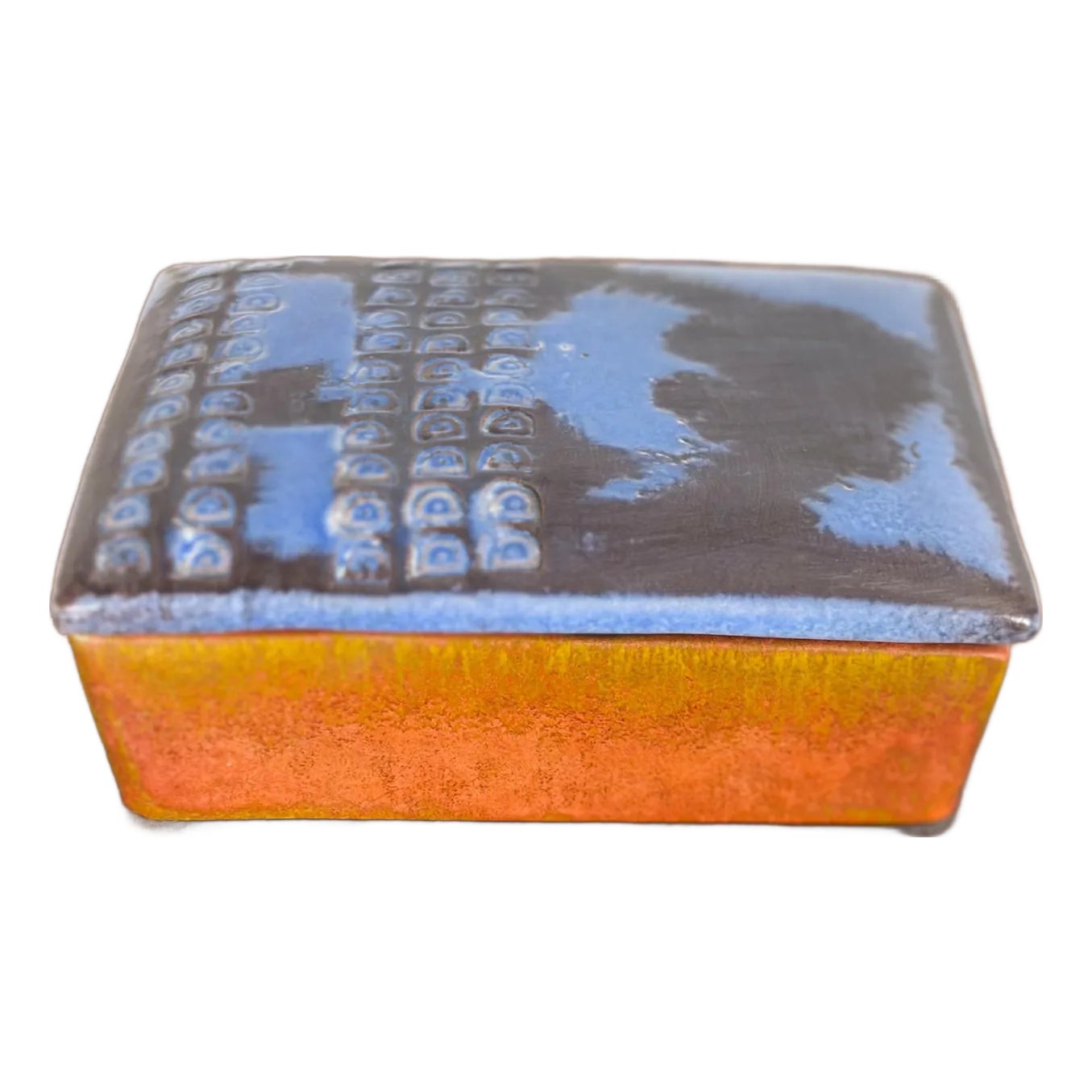 1960's Raymor Pottery Box | Chairish