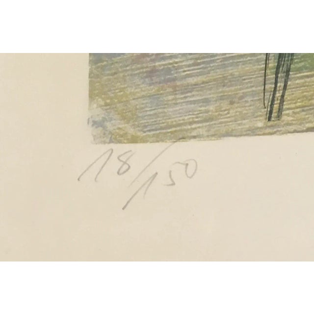 Hans Erni, Mère et enfant, Lithograph on Paper, Framed | Chairish