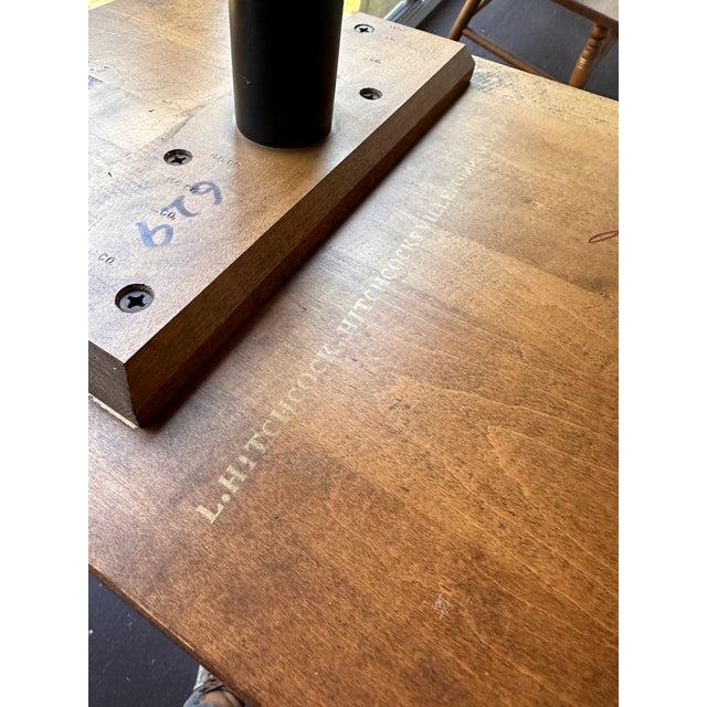 1960s Hitchcock Candlestick Side Table | Chairish