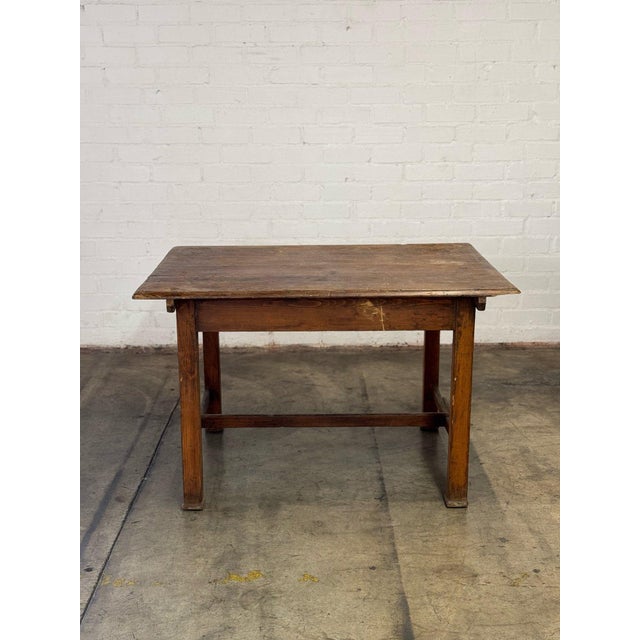 1940s Primitive Desk in Aged Pine | Chairish