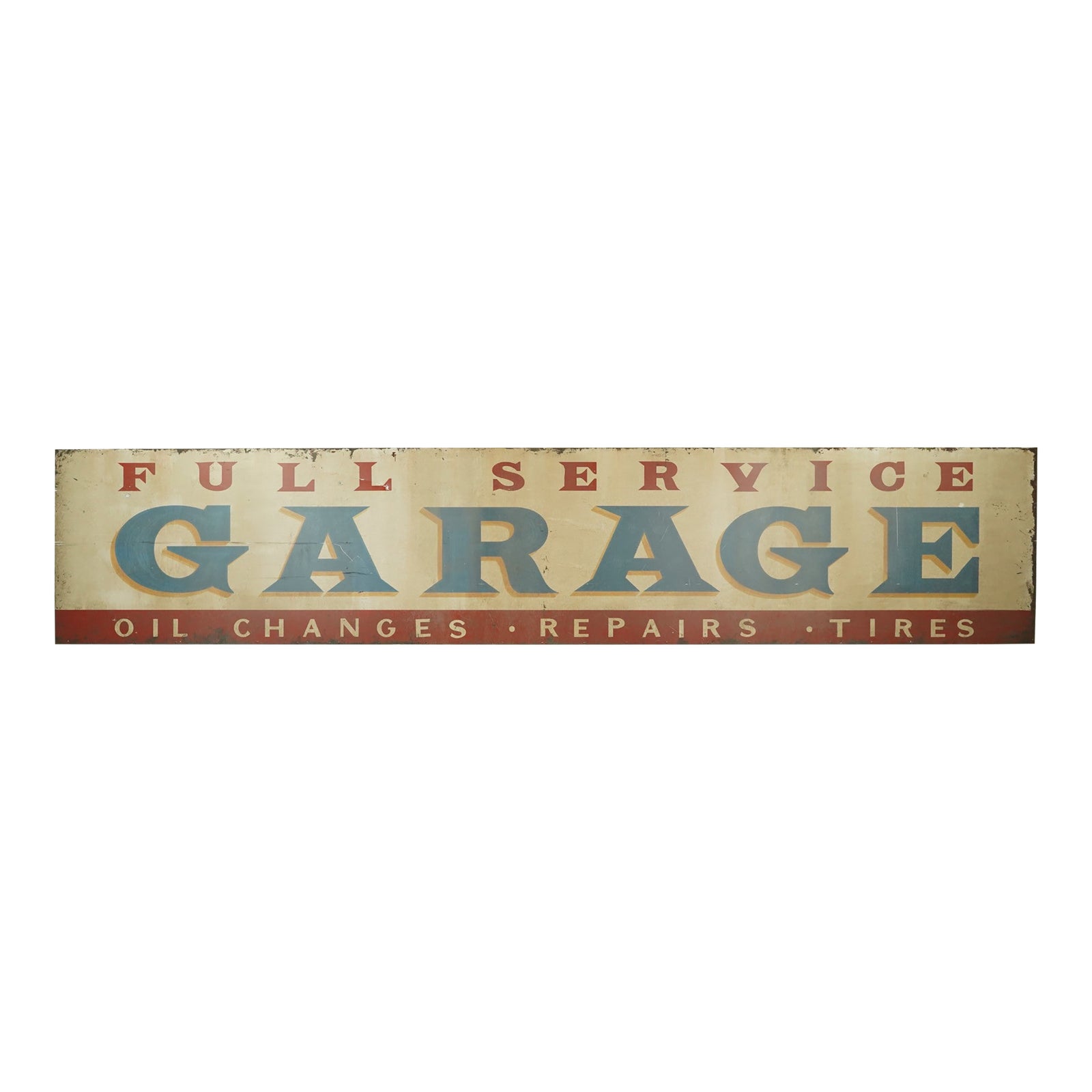 Newly Made Reclaimed Full Service Garage Aluminum Movie Prop Sign ...