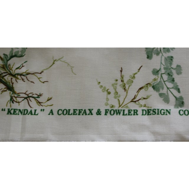 Colefax and Fowler Linen 'Kendal' Ferns Fabric- 6.5 Yards | Chairish