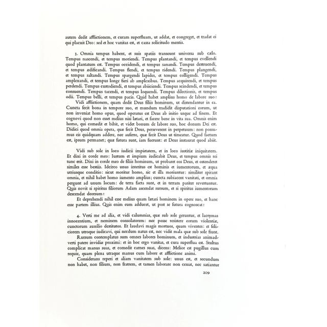 1969 Salvador Dalí Biblia Sacra "Vanitas Vanitatum" (Vanity of Vanities ...