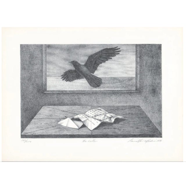 1976 Daniel Serra Badue the Letter Lithograph | Chairish