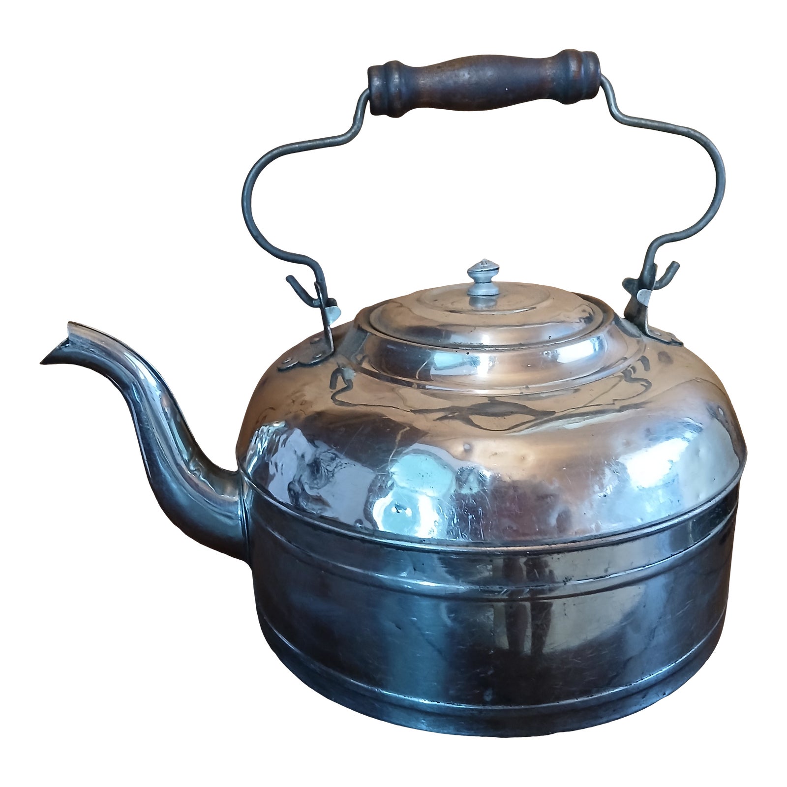 Vintage McClary's Oversized Metal Tea Kettle | Chairish