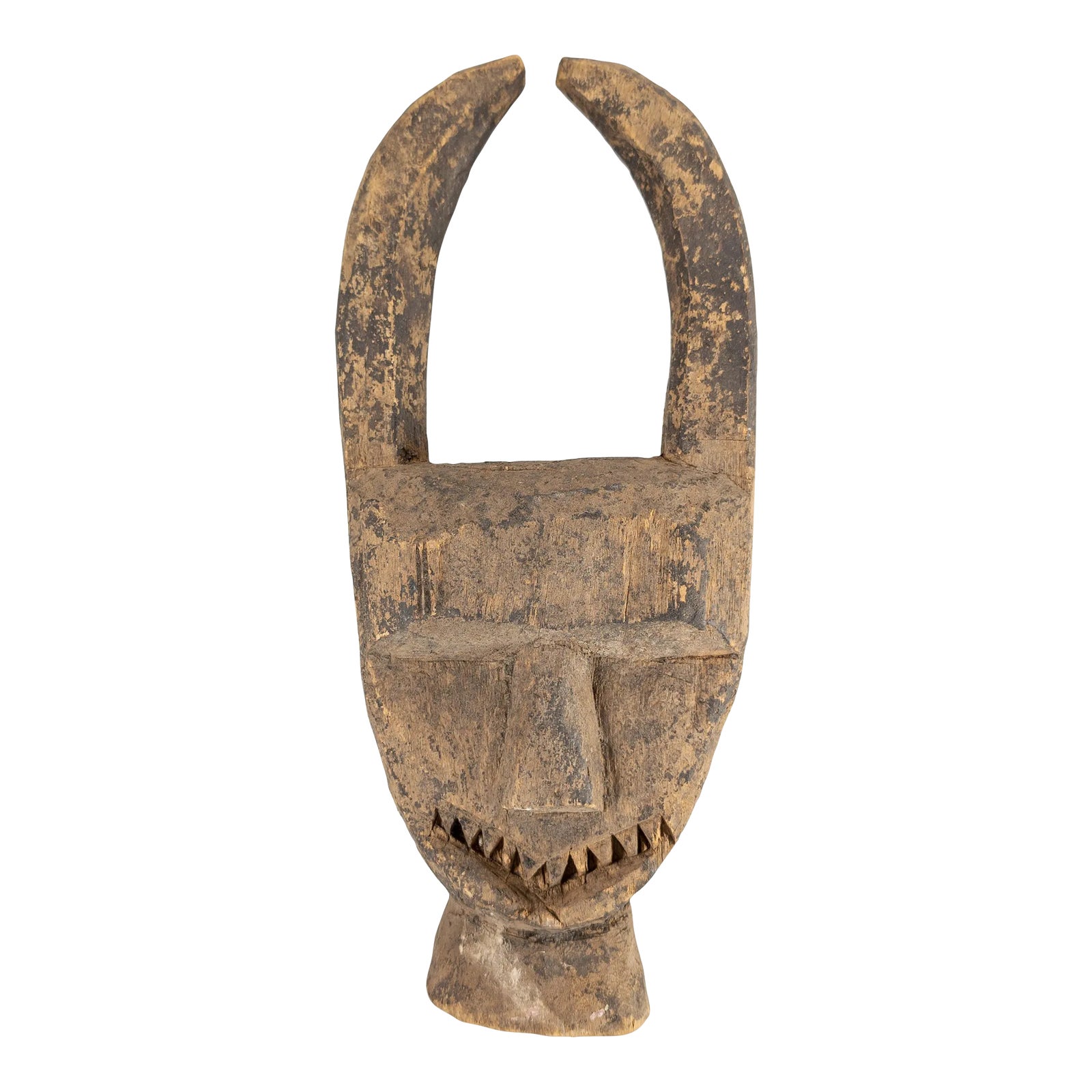 20th Century African Carved Decorative Wood Tribal Demon or Devil ...