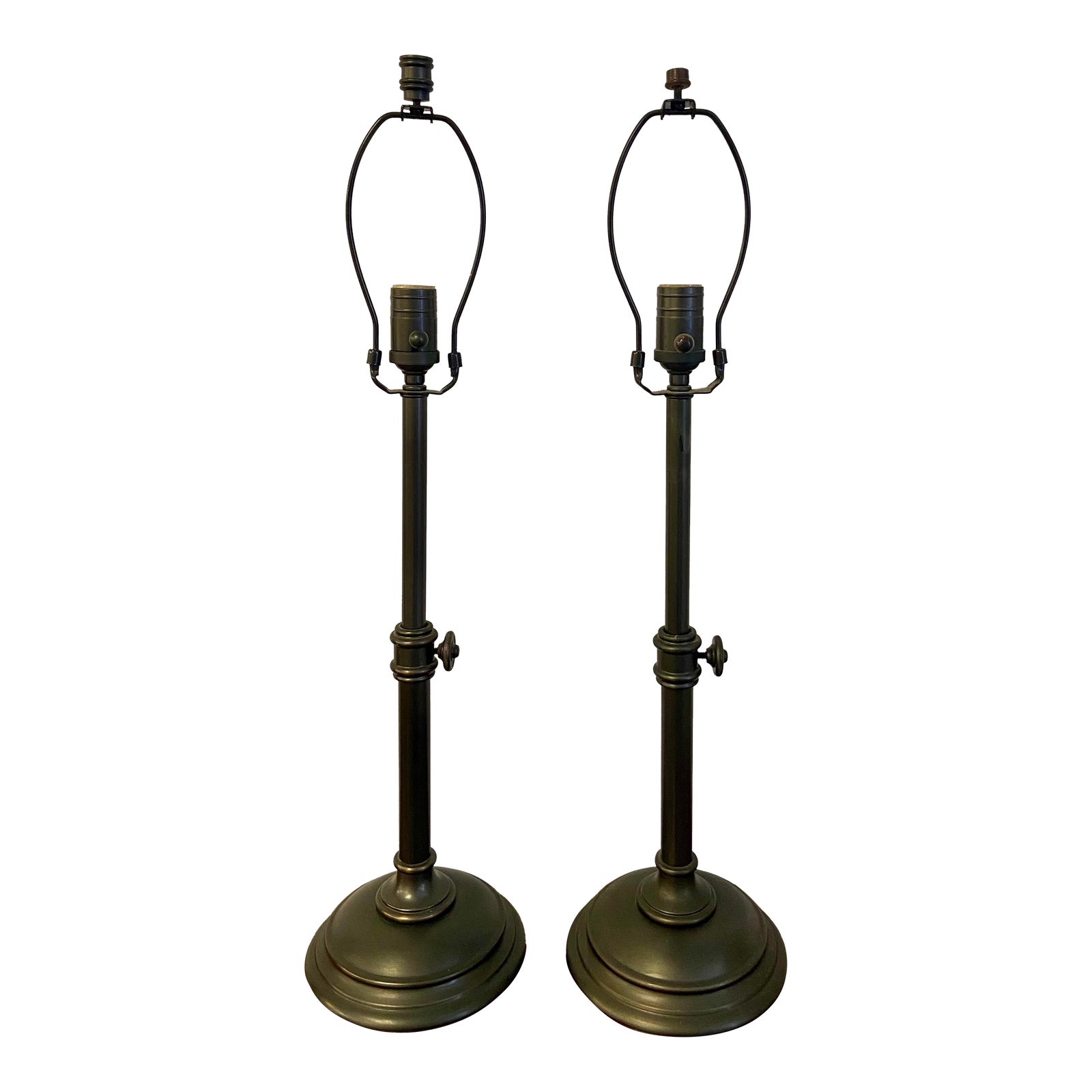 Pottery Barn Chelsea Table Lamps - a Pair | Chairish