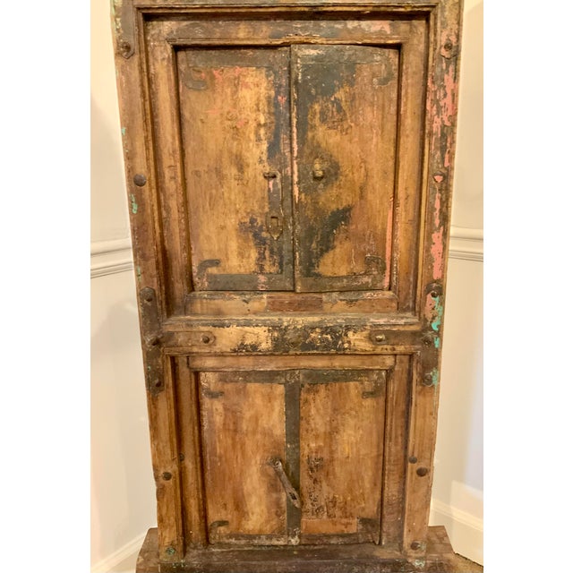 Antique Window Fragment on Stand Sculpture | Chairish