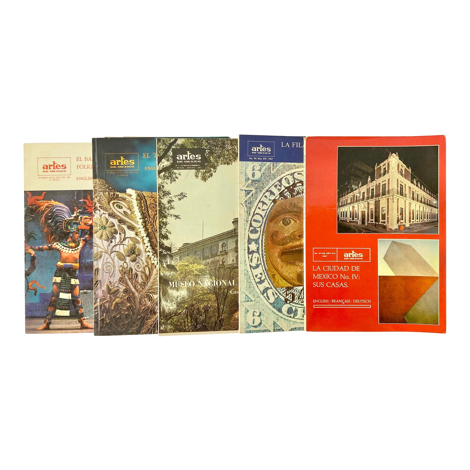 1967 "Artes De Mexico" Mexican Art Magazines Issues 88-93, 96-98 - Set ...