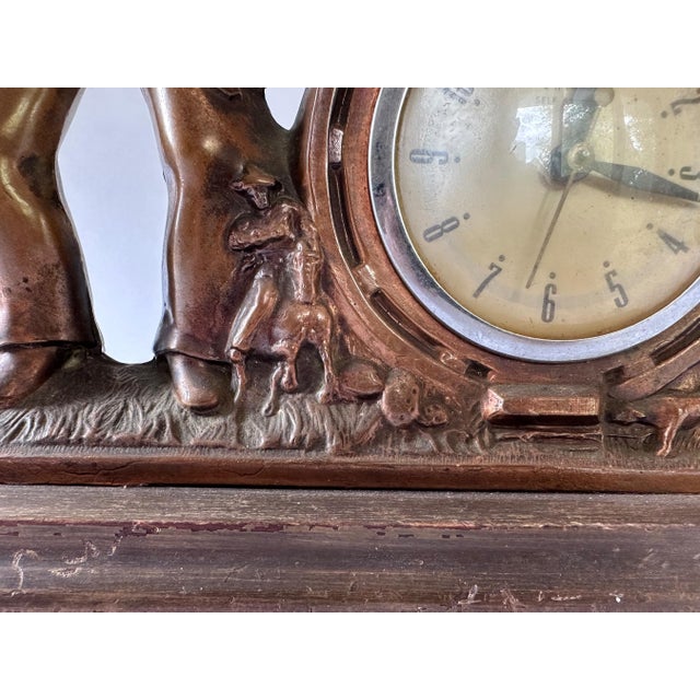 Vintage Cowboy Clock, Southwestern Decor | Chairish