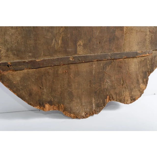 Italian Armorial Shield Coat of Arms, Large Hand Painted Wood, 18Th.C ...