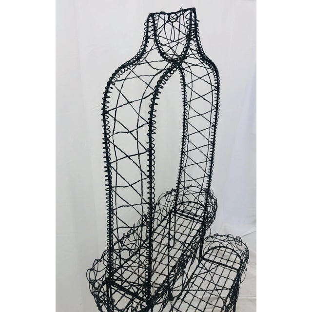 Antique Victorian Bent Wire Plant Stand | Chairish