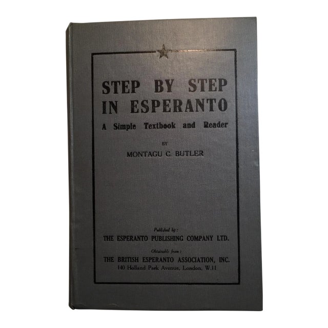 1943 "Step by Step in Esperanto" Book | Chairish