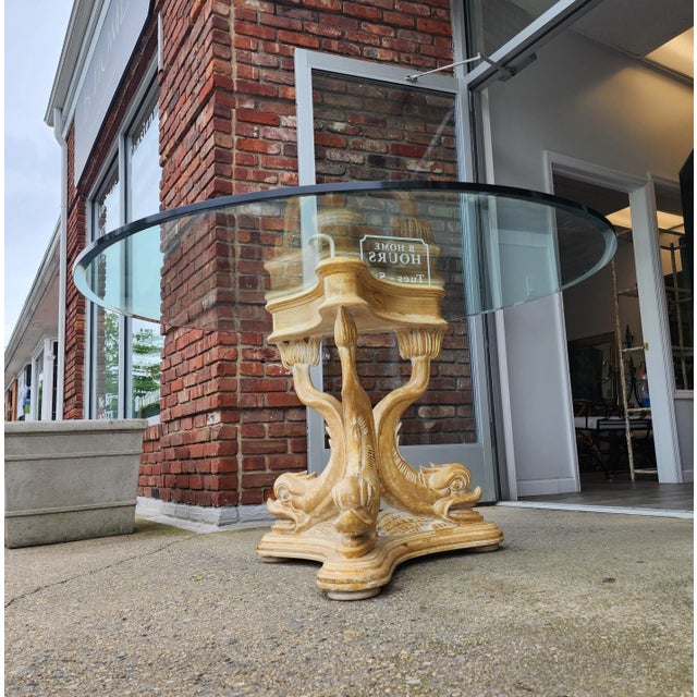 Late 20th Century Hollywood Regency Neoclassical Venetian Grotto Style ...