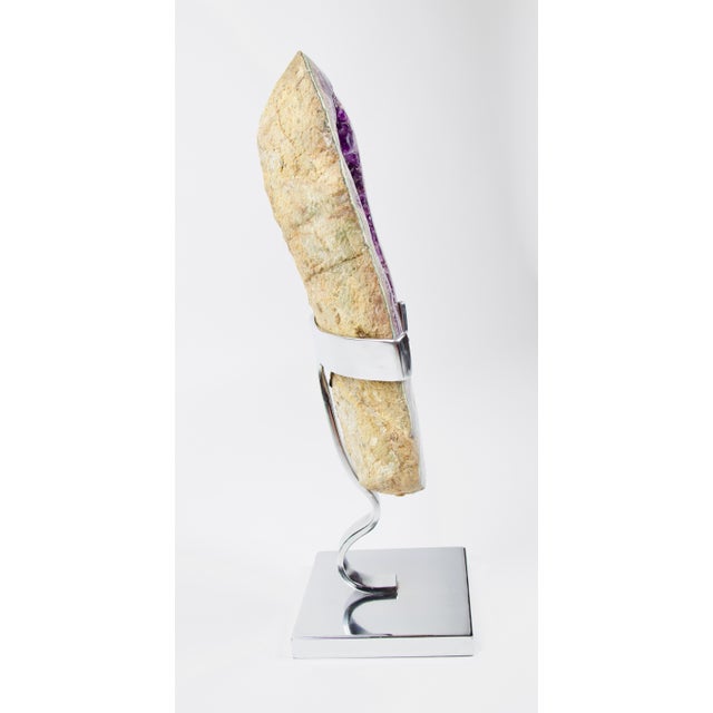 Gem Grade Amethyst Geode Sculpture | Chairish