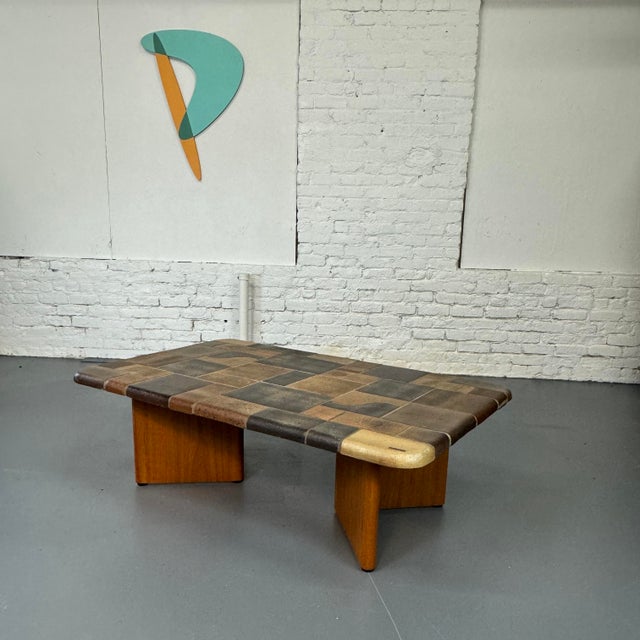70s Tile Top Teak Coffee Table by Bendixen Design | Chairish