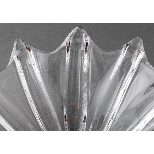 Daum French Crystal Centerpiece Bowl | Chairish