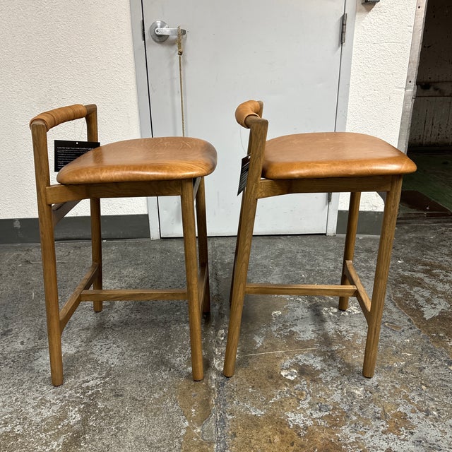 Four Hands Baden Counter Stools, a Pair | Chairish
