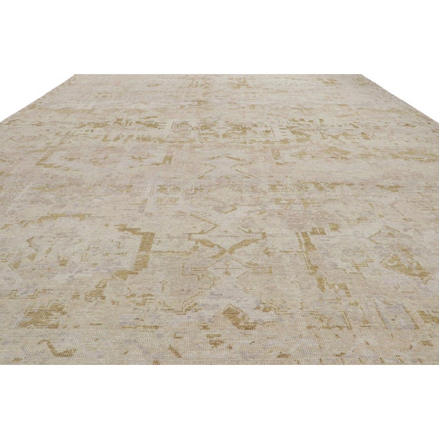 Distressed Rug With Vintage Modern Style, 09'01 X 11'10 | Chairish