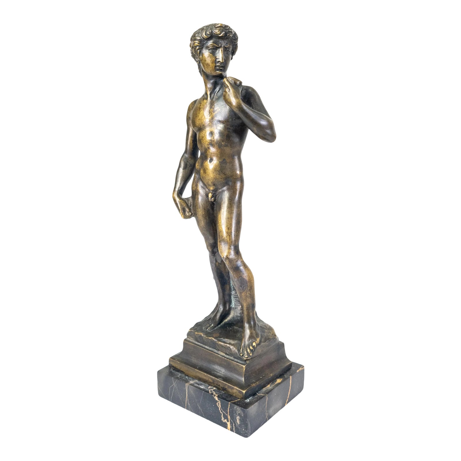 Early 19th Century Grand Tour Italian Bronze of David After ...