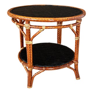 Vintage British Colonial Side Tables | Chairish