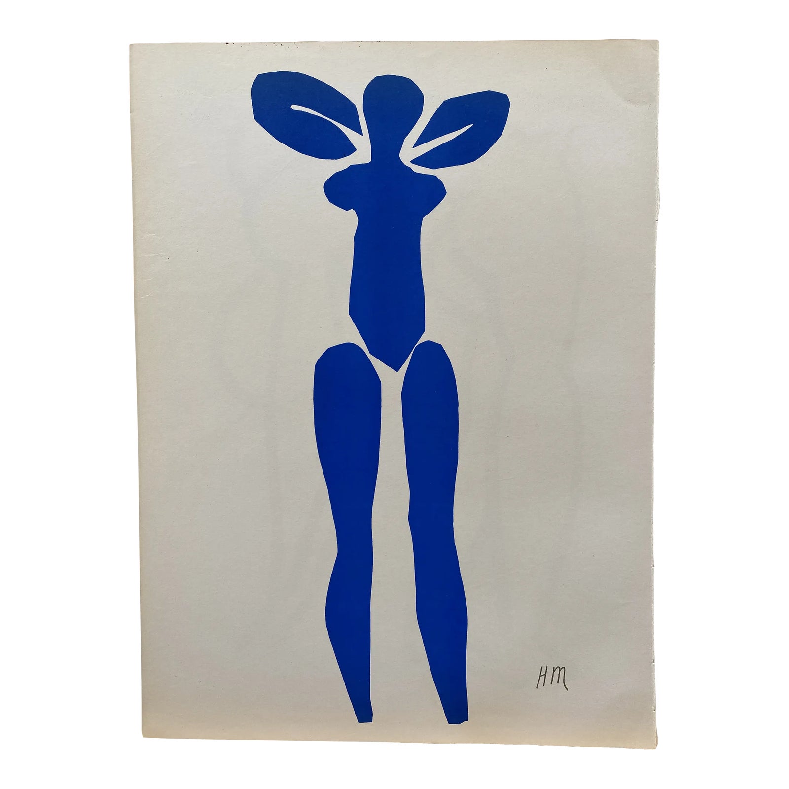 1958 Blue Nude Standing Verve Magazine Mourlot Lithograph After Henri Matisse Chairish