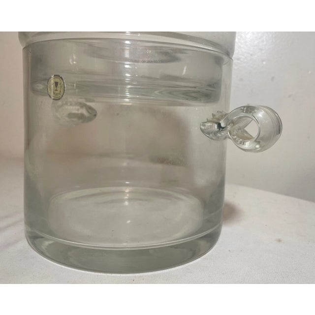 Rare Antique Hand Blown Romanian Glass Ice Bucket Chamber Decanter ...