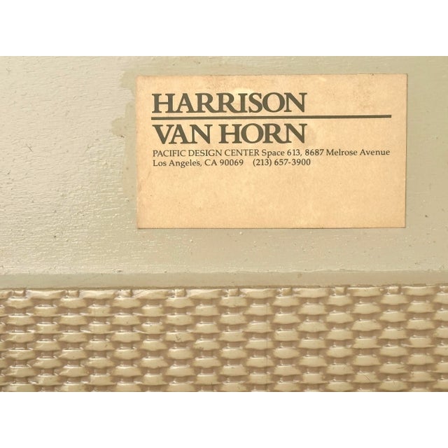 Vintage Harrison Van Horn Metrocane Side Table | Chairish
