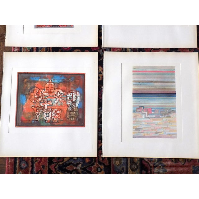 Vintage Mid 20th Century Modern Paul Klee Abstract Lithographs - Set of ...