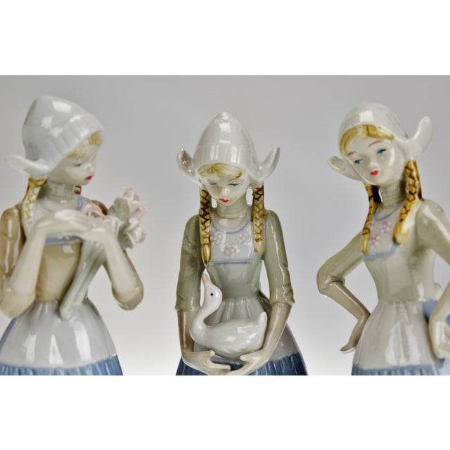 Vintage Crown Royals Porcelain Figurines - Set of 3 | Chairish