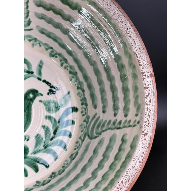 Large Spanish Fajalauza Ceramic Bowl from Lebrillo | Chairish