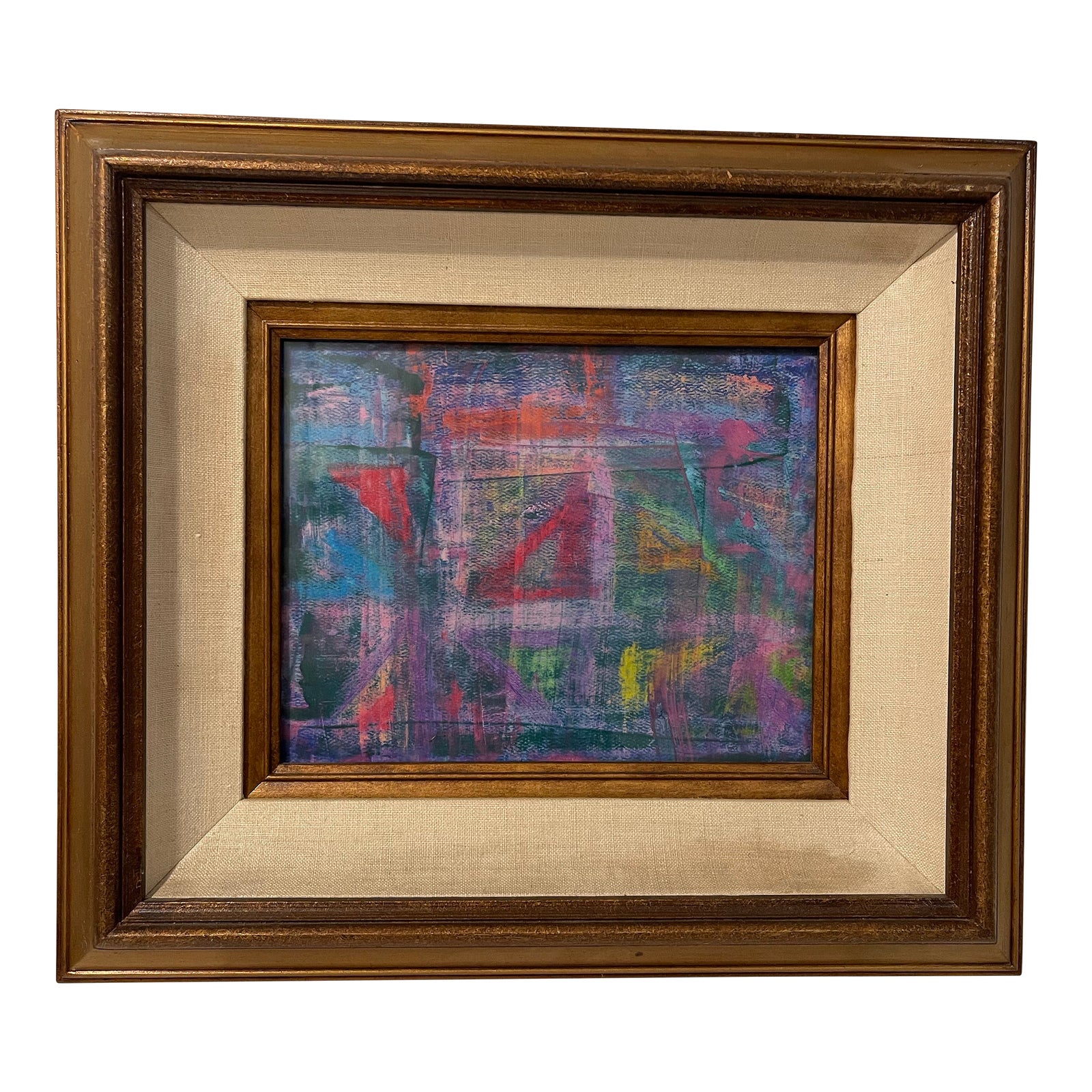 Original Mixed Media Artwork “October Sails”, Oil Pastels and Acrylic ...