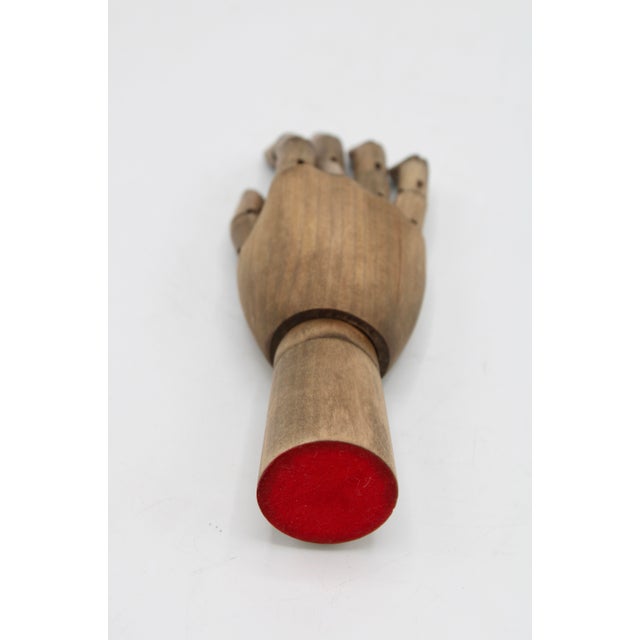 1930s Vintage French Articulated Wooden Hand | Chairish