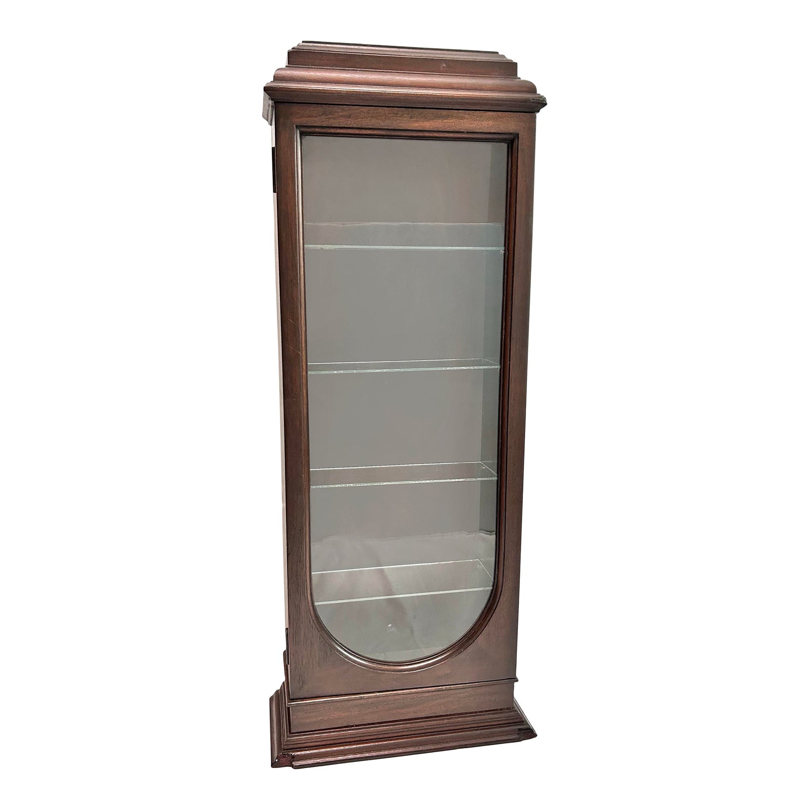Antique Tabletop Display Case Curio Cabinet | Chairish