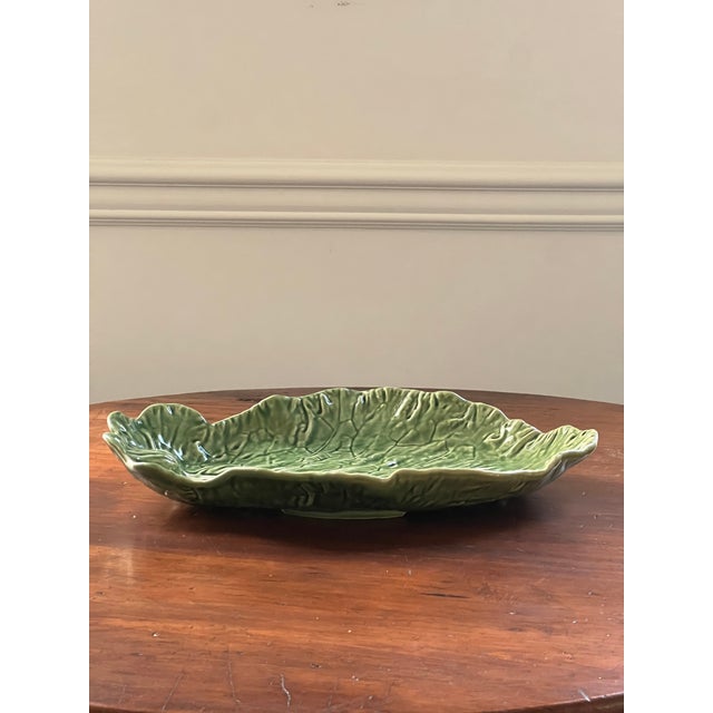 Bordallo Pinheiro Cabbage Platter | Chairish