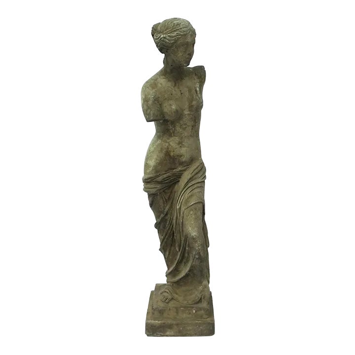 Venus De Milo Female Figurative Stone Statue Sculpture Outdoors Garden ...