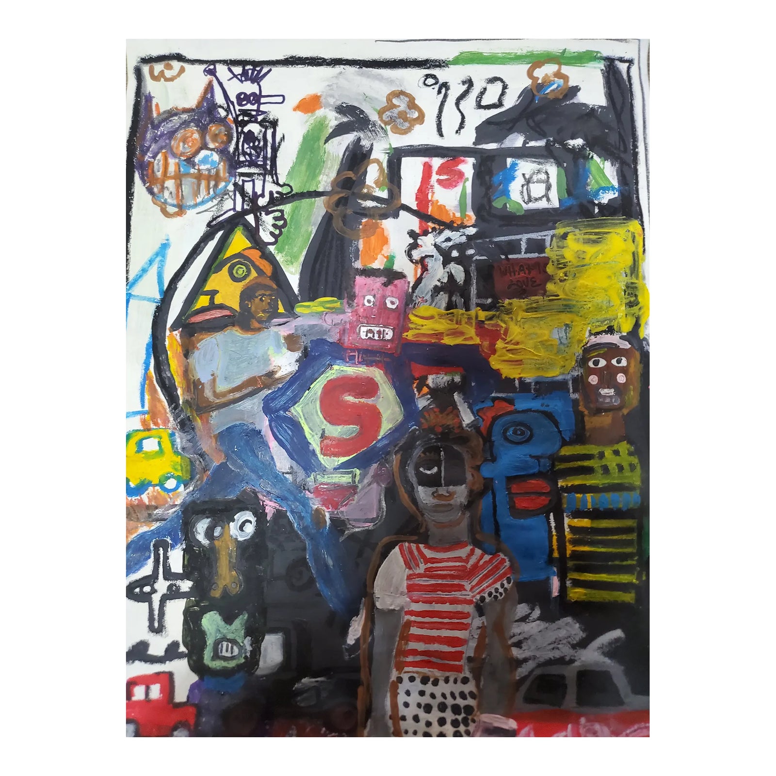 "Untitled No.14[Audio Slave/ Artist Song]" Original Painting by Andre ...