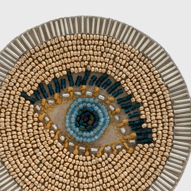 Evil Eye Coasters, Set of 4 | Chairish