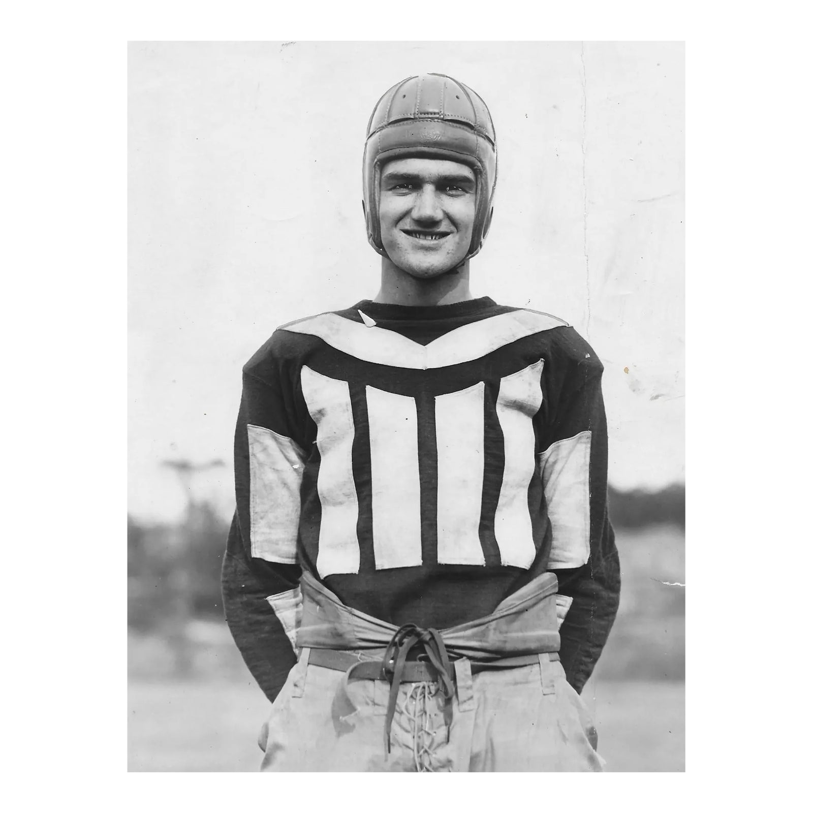 1928 Football Player Photograph | Chairish