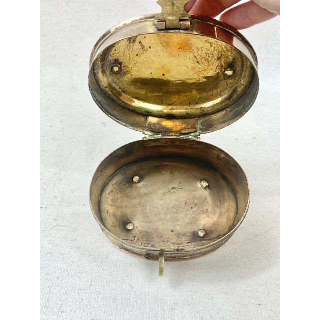 Vintage Small Brass Box | Chairish