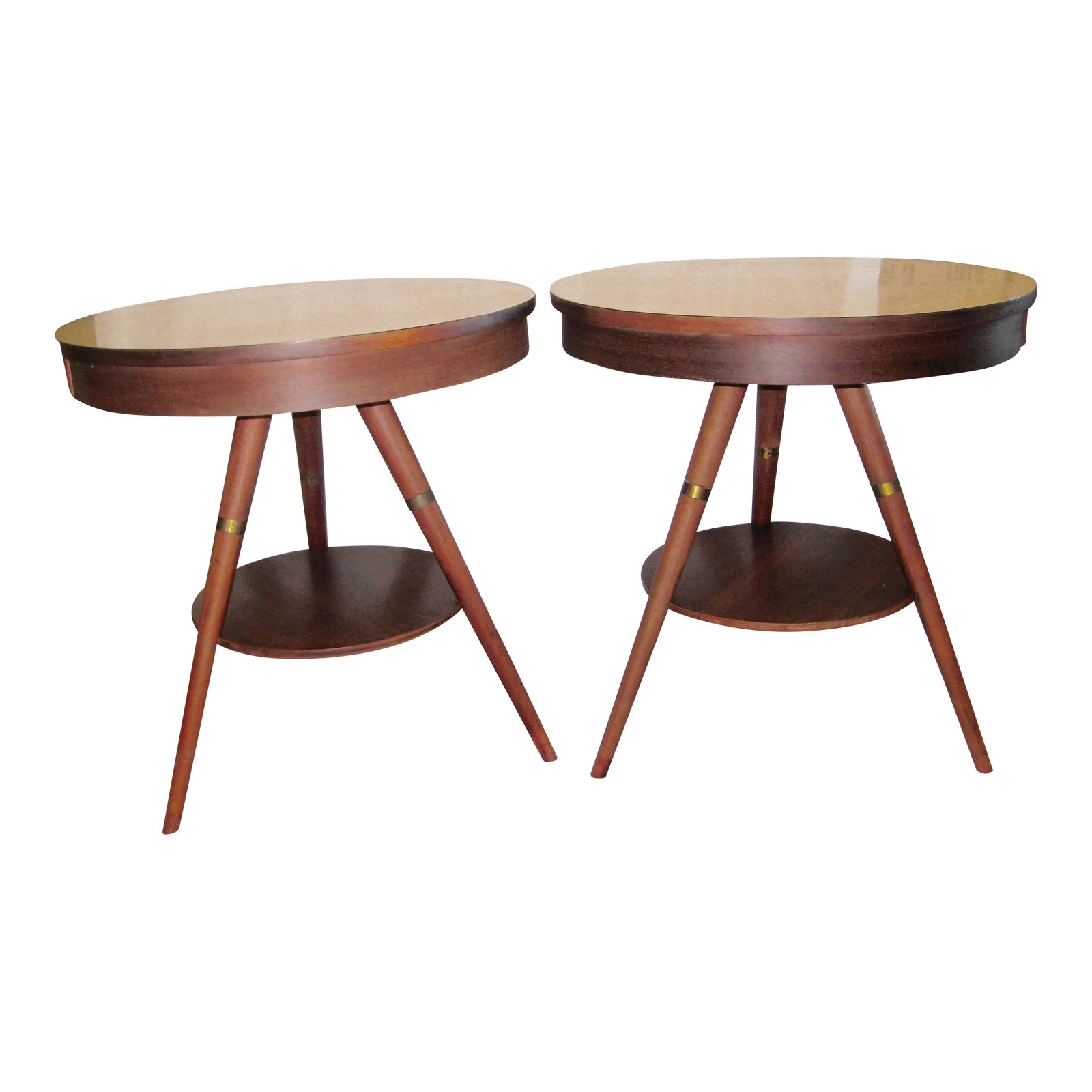 1960s Mid-Century Mersman End Tables- a Pair | Chairish
