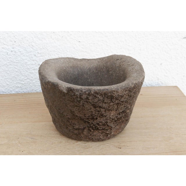 Rustic Wabi Sabi Stone Basin | Chairish