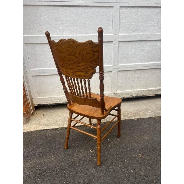 Late 20th Century Set of Four Vintage French Country Style Pressed Back ...