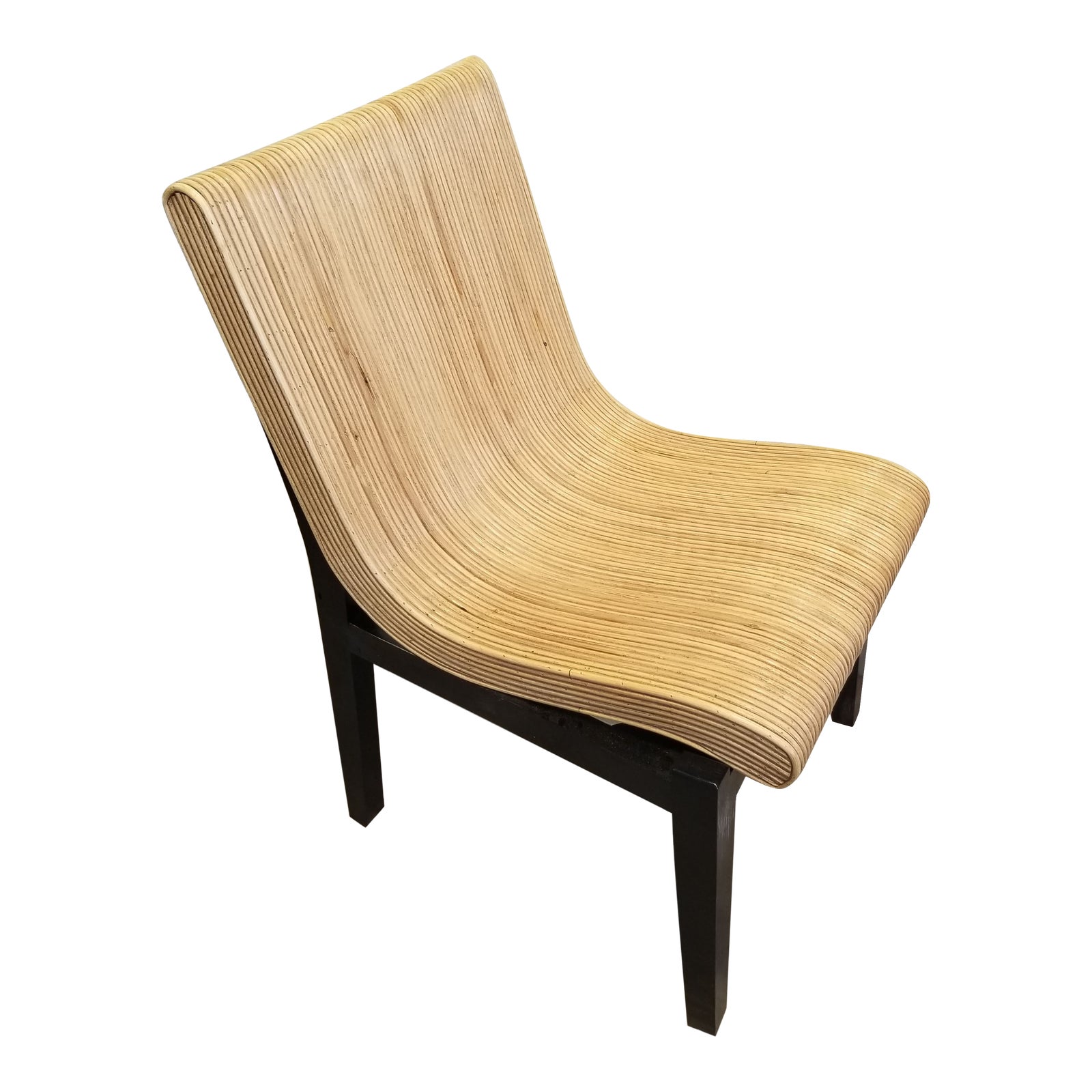 Natural Rattan Dining Chair | Chairish