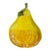 Hand Painted Italian Pear Mould Serving Dish | Chairish